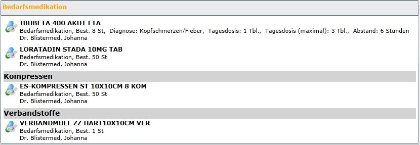 Warengruppe verwalten